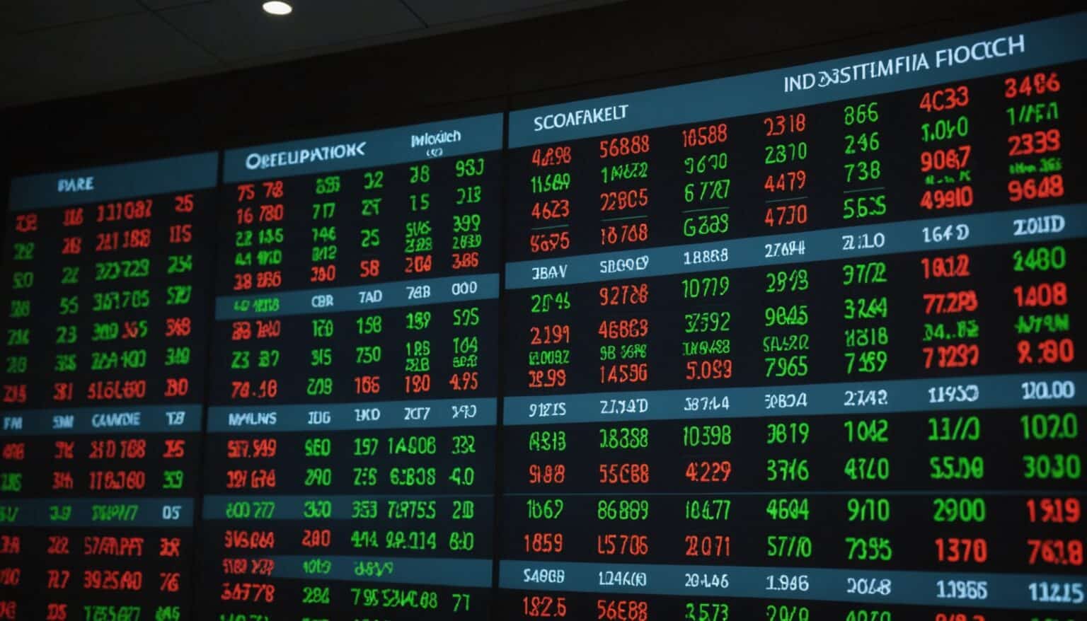 Liste des indices boursiers : Principaux indicateurs à suivre pour investir